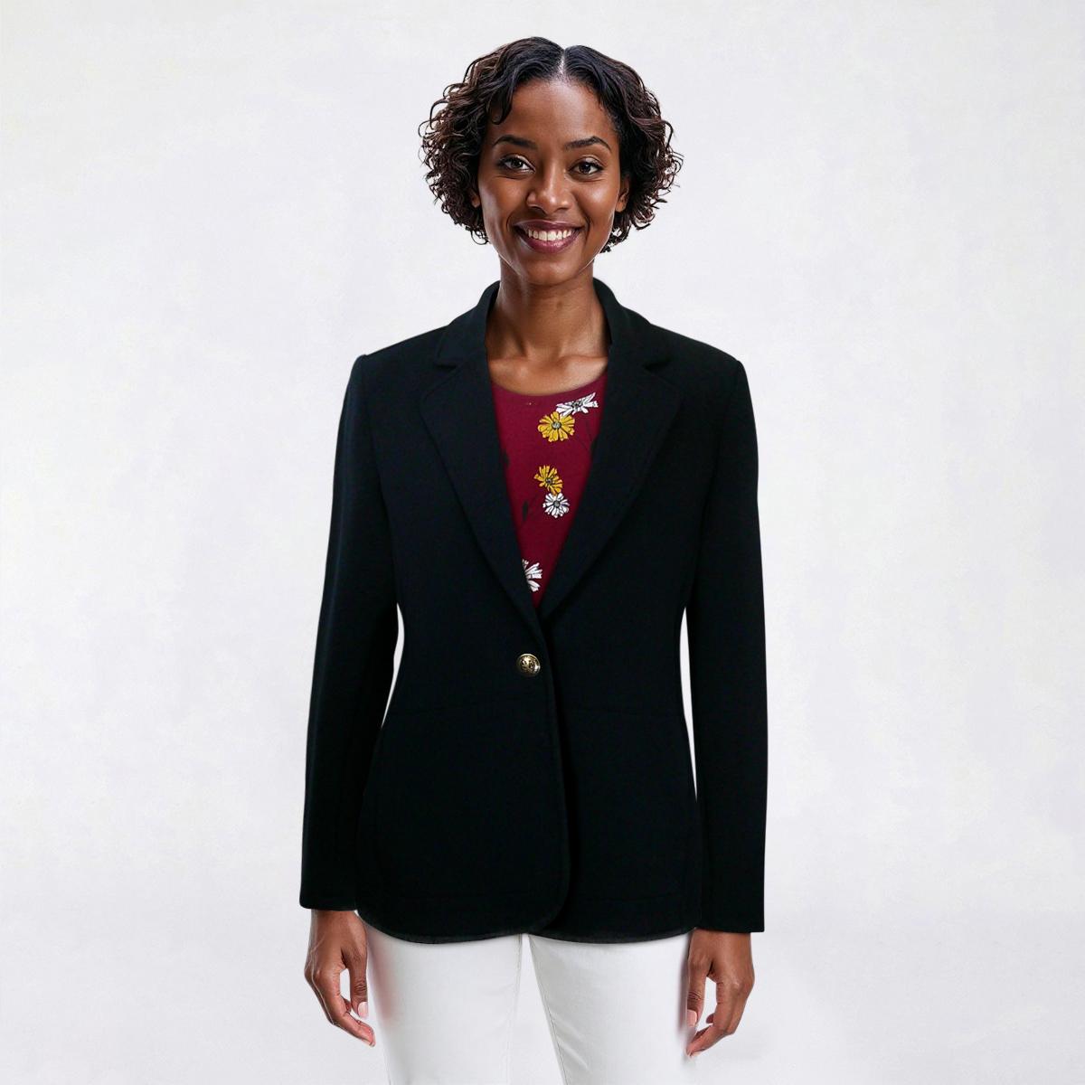 Click here for Womens Tommy Hilfiger Sport Solid Knit Blazer prices